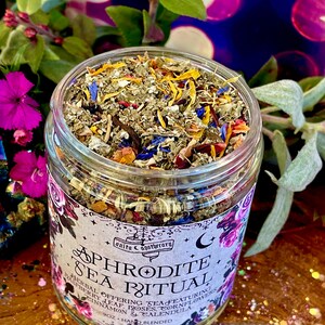 Aphrodites Tea Ritual | Anita Apothecary, Herbal Tea, Witches Tea Brew ...