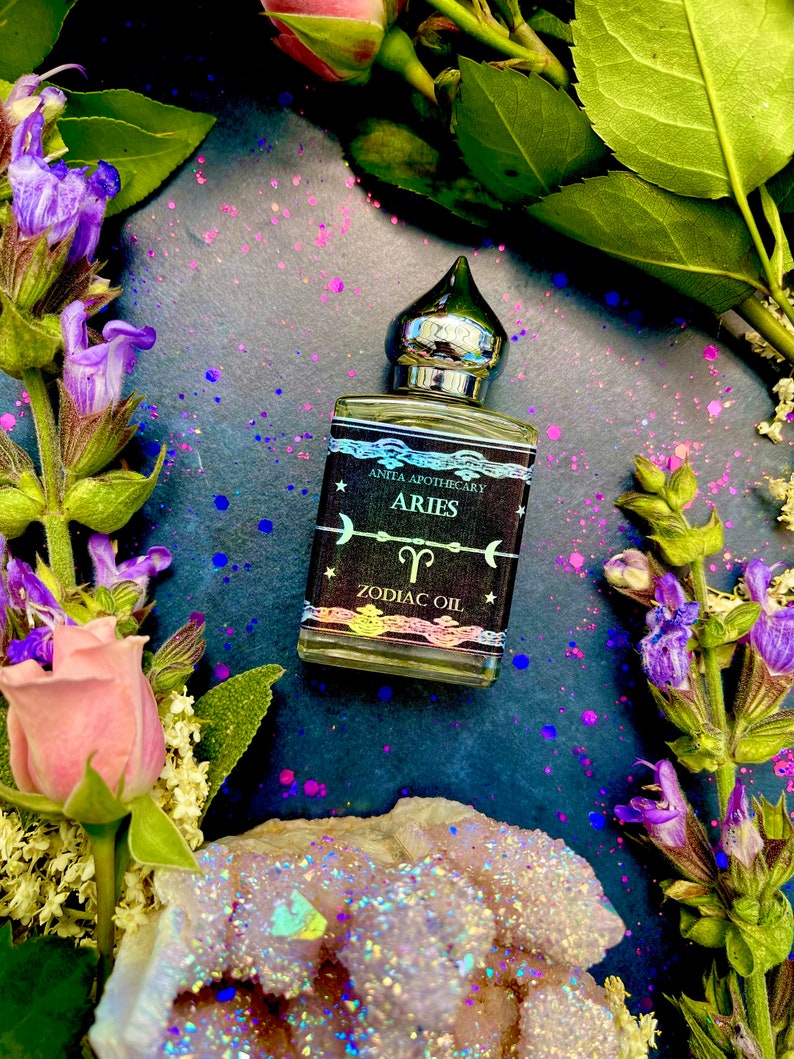 Aries Zodiac Oil Anita Apothecary Astrology Oil Aries - Etsy