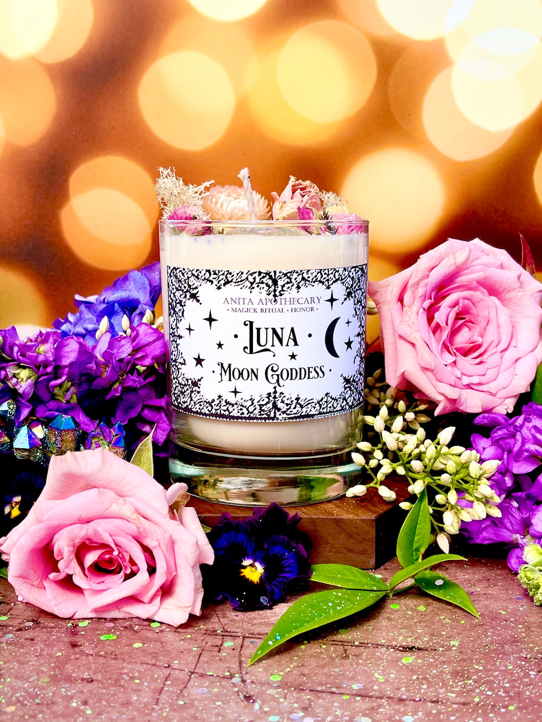 Luna Candle Goddess of the Moon~ Ritual Candle- Wiches Candle, Moon ...