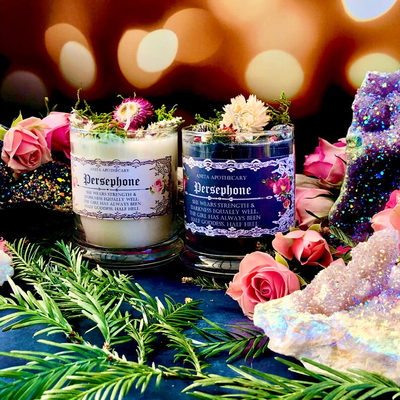 Persephone Ritual Candles demeter Hecate Hekate Witch - Etsy