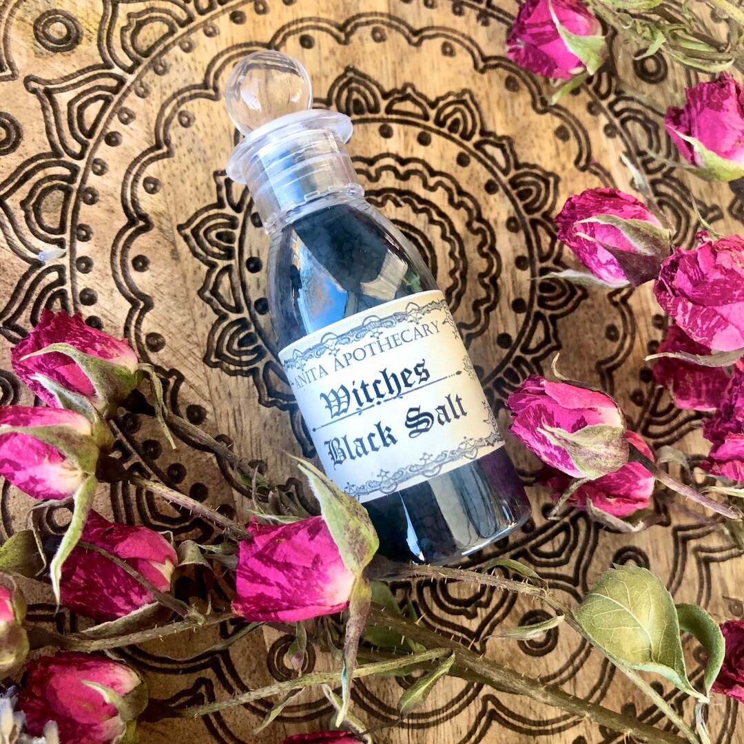 Witches Black Salt 1oz Witchcraft, Witches Salt, Black Salt, Altar ...
