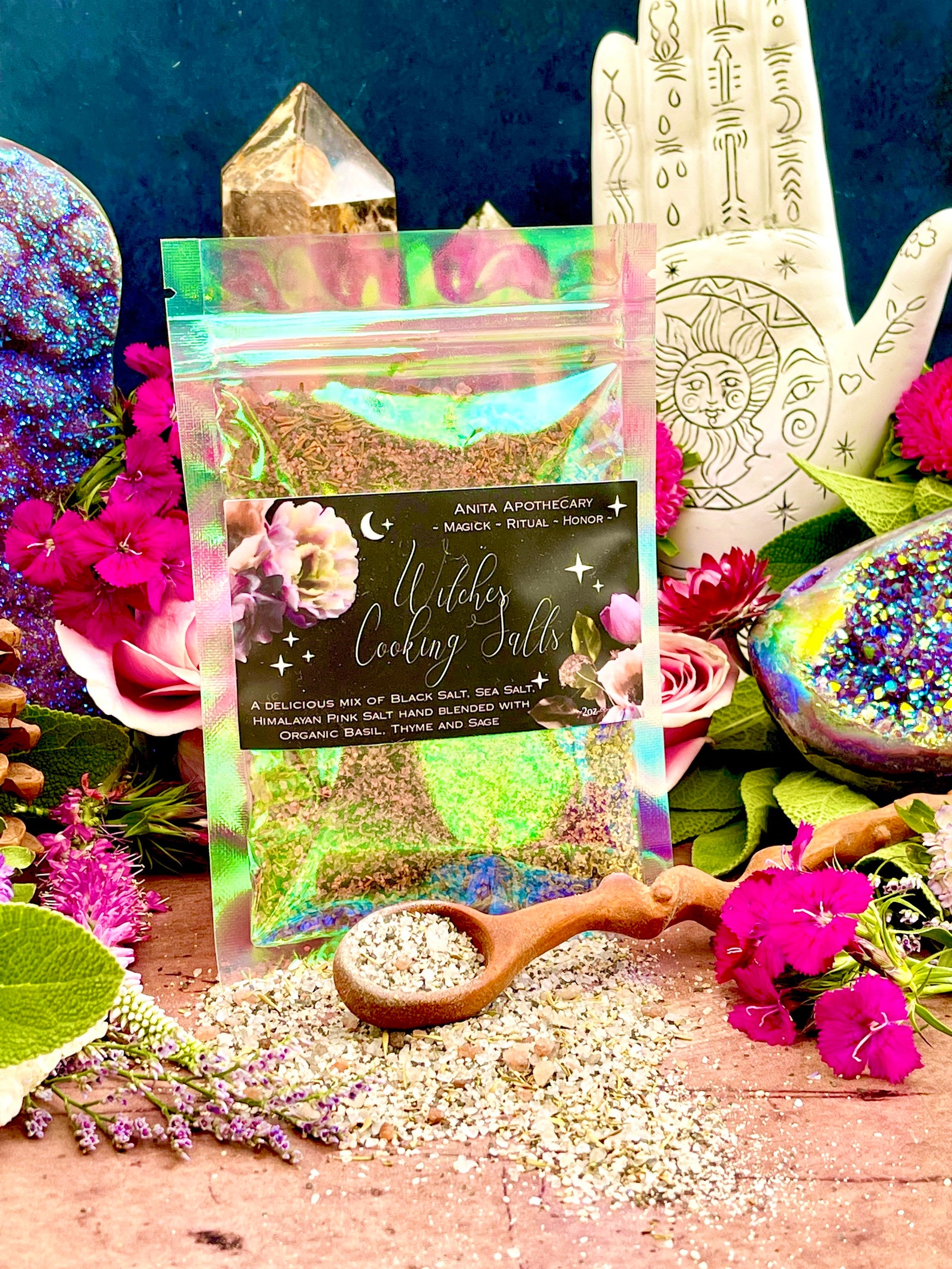 Sample Size Witches Cooking Salts ~ Kitchen Witch, Witches Kitchen ...