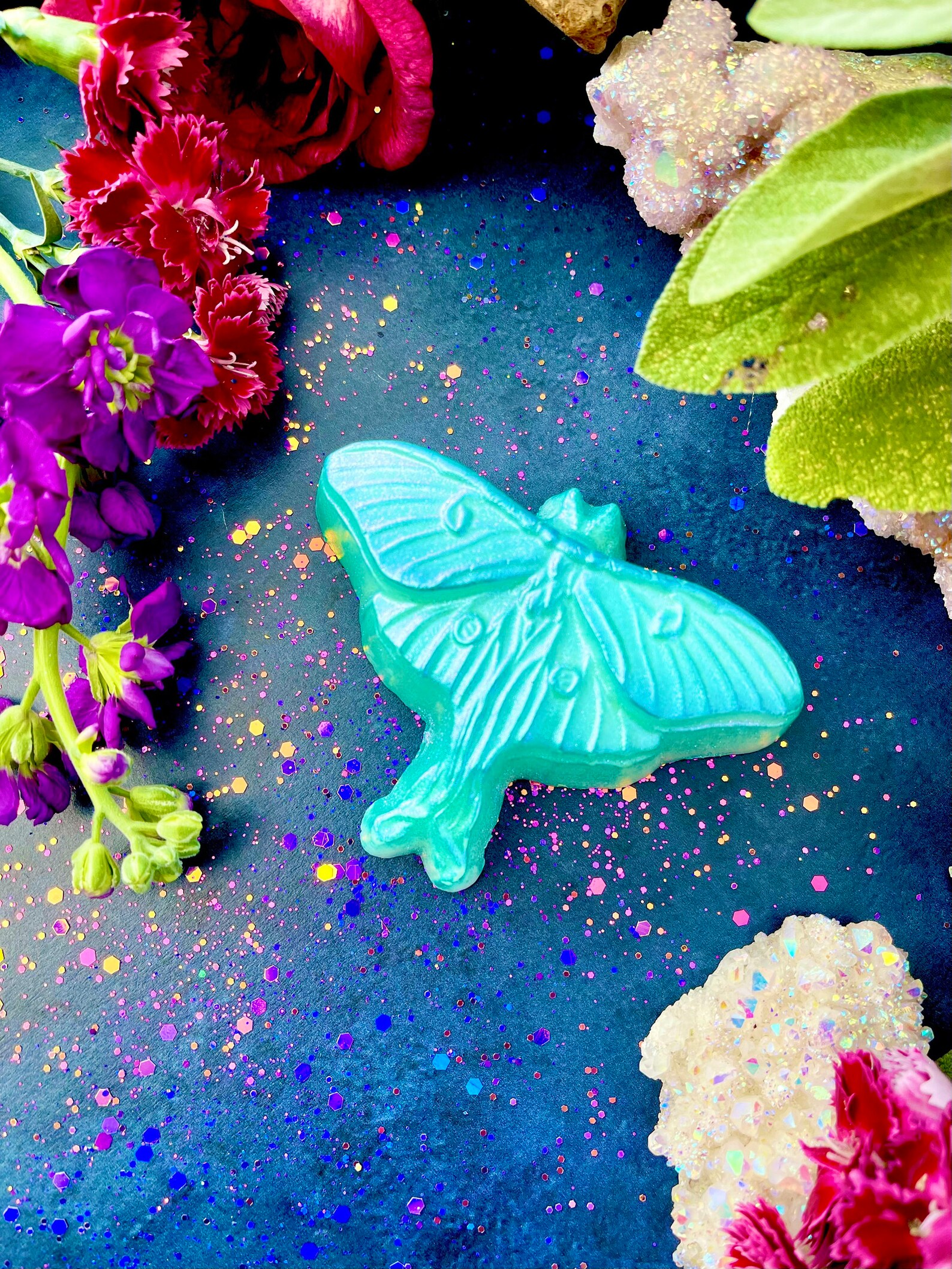 Luna Moth Soap Shea Butter Natural Soap Ritual Oil Witchcraft Magick ...