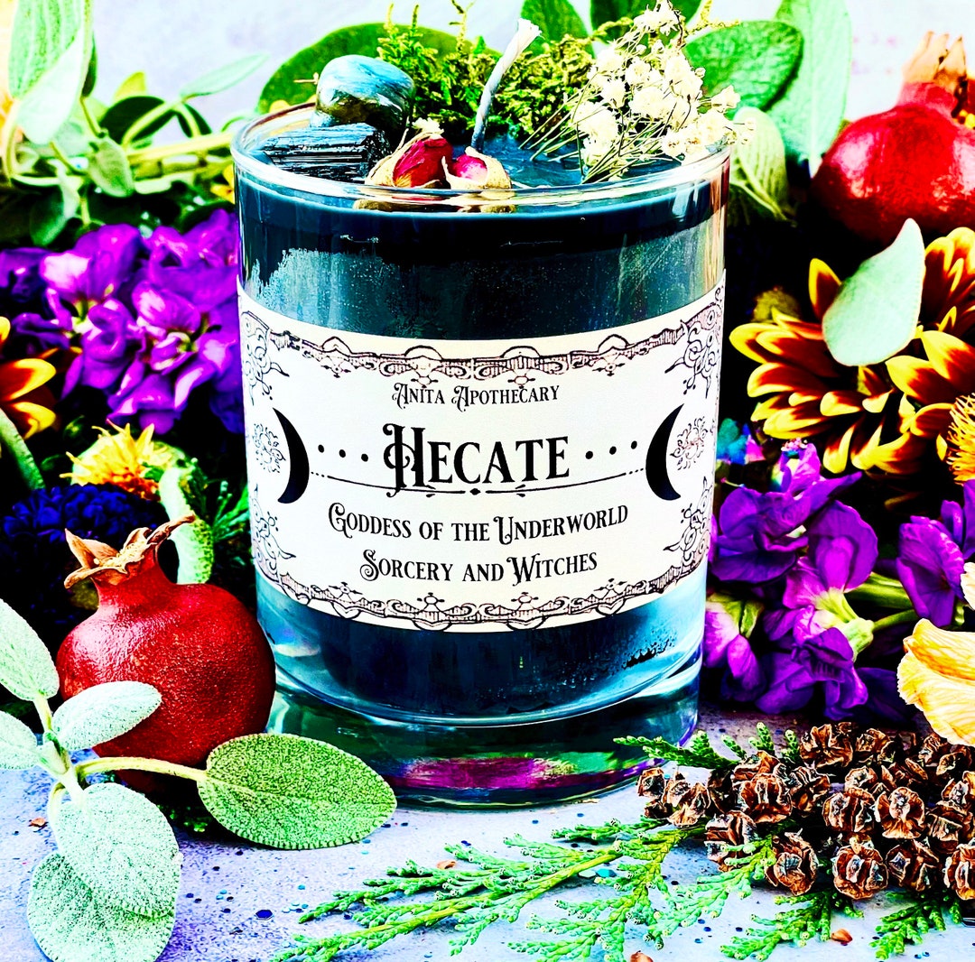 Goddess Hecate Ritual Candle - Anita Apothecary, Hekate Candle, Hecate ...