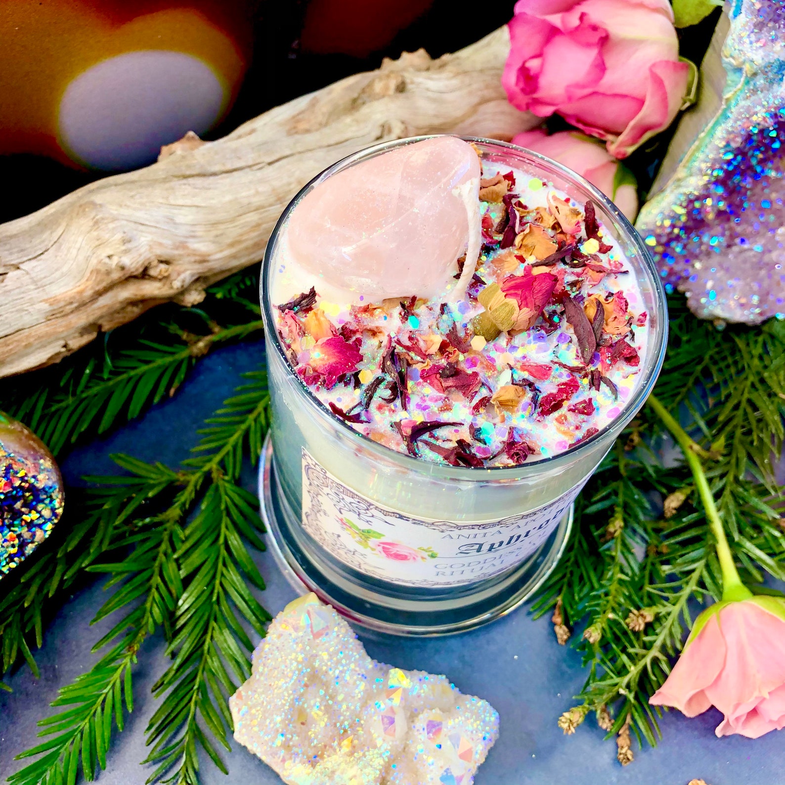 Aphrodite Goddess of Beauty Candle Anita Apothecary | Etsy