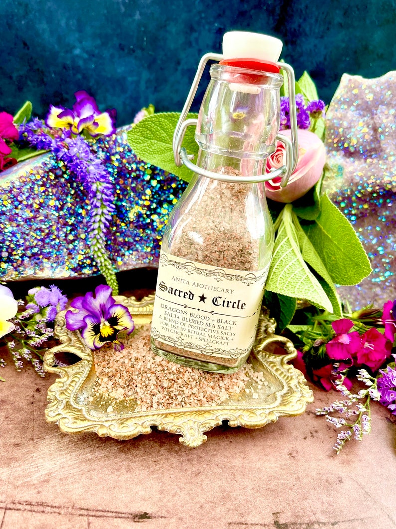 Sacred Circle Witches Casting Salts Black Salt Cast the - Etsy