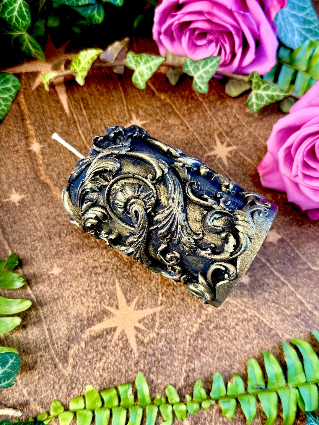 Cemetary Gates Gothic Beeswax Candles | Anita Apothecary, Black Goth ...