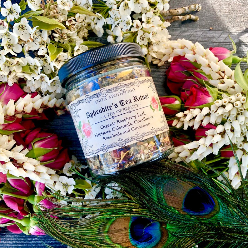 Aphrodites Tea Ritual Anita Apothecary Herbal Tea Witches - Etsy