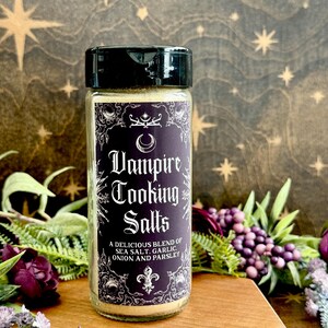 Vampire Slayer Cooking Salts ~ Anita Apothecary, Vampire Gift, Vampire ...