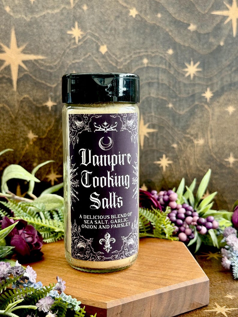 Vampire Slayer Cooking Salts ~ Anita Apothecary, Vampire Gift, Vampire ...