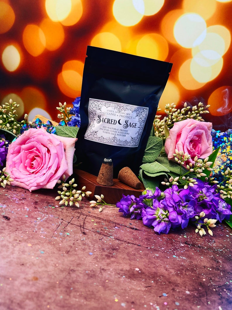 Sacred Sage Cones Anita Apothecary Sage Incense White Sage - Etsy