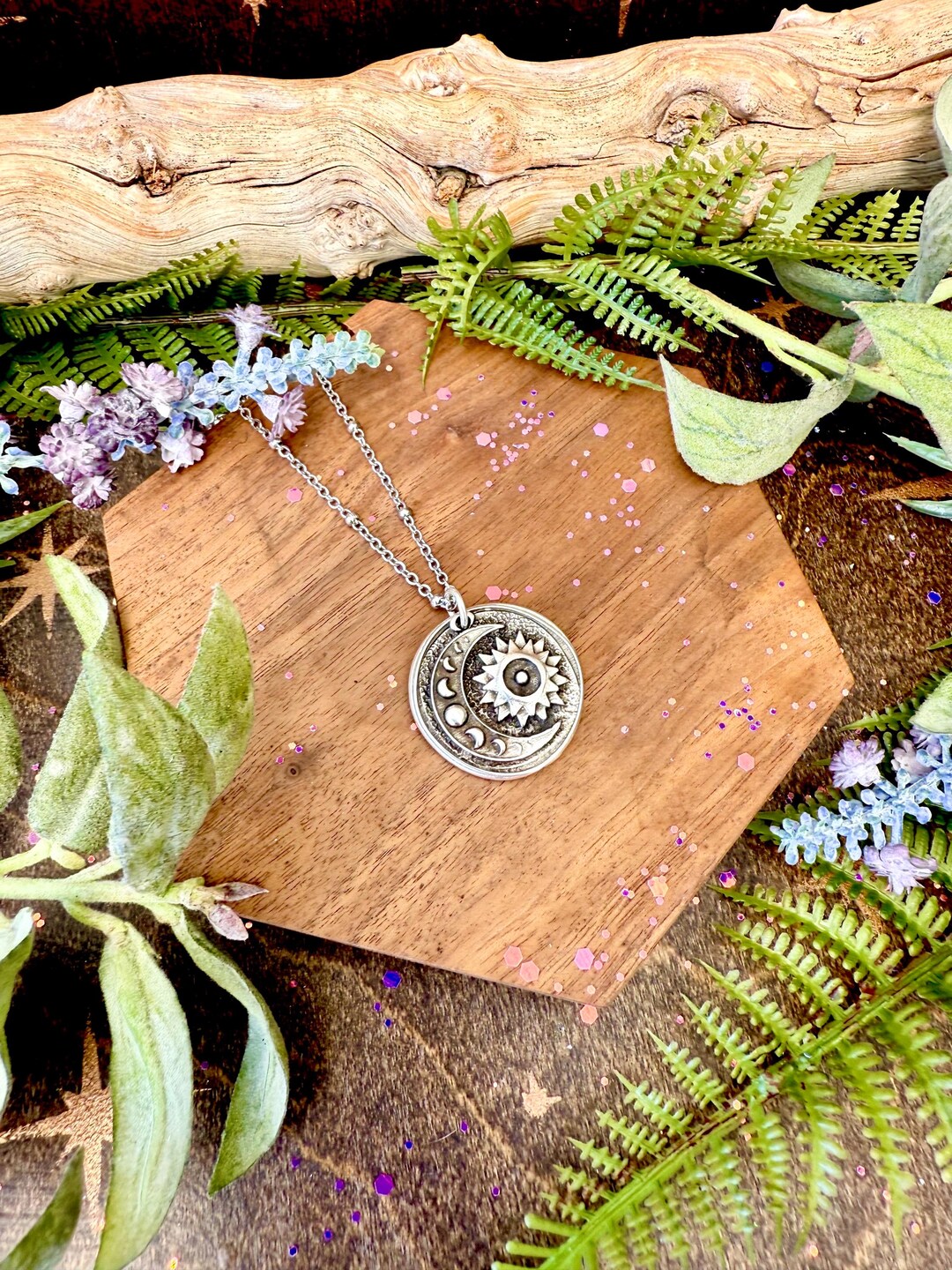 Luna’s Medallion Moon Pendant ~ Anita Apothecary, Moon Jewelry, Moon ...