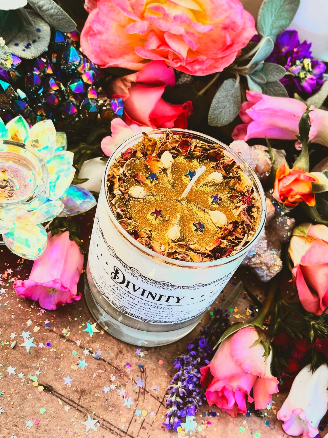 Divinity Moon Goddess Offering Candle Anita Apothecary - Etsy