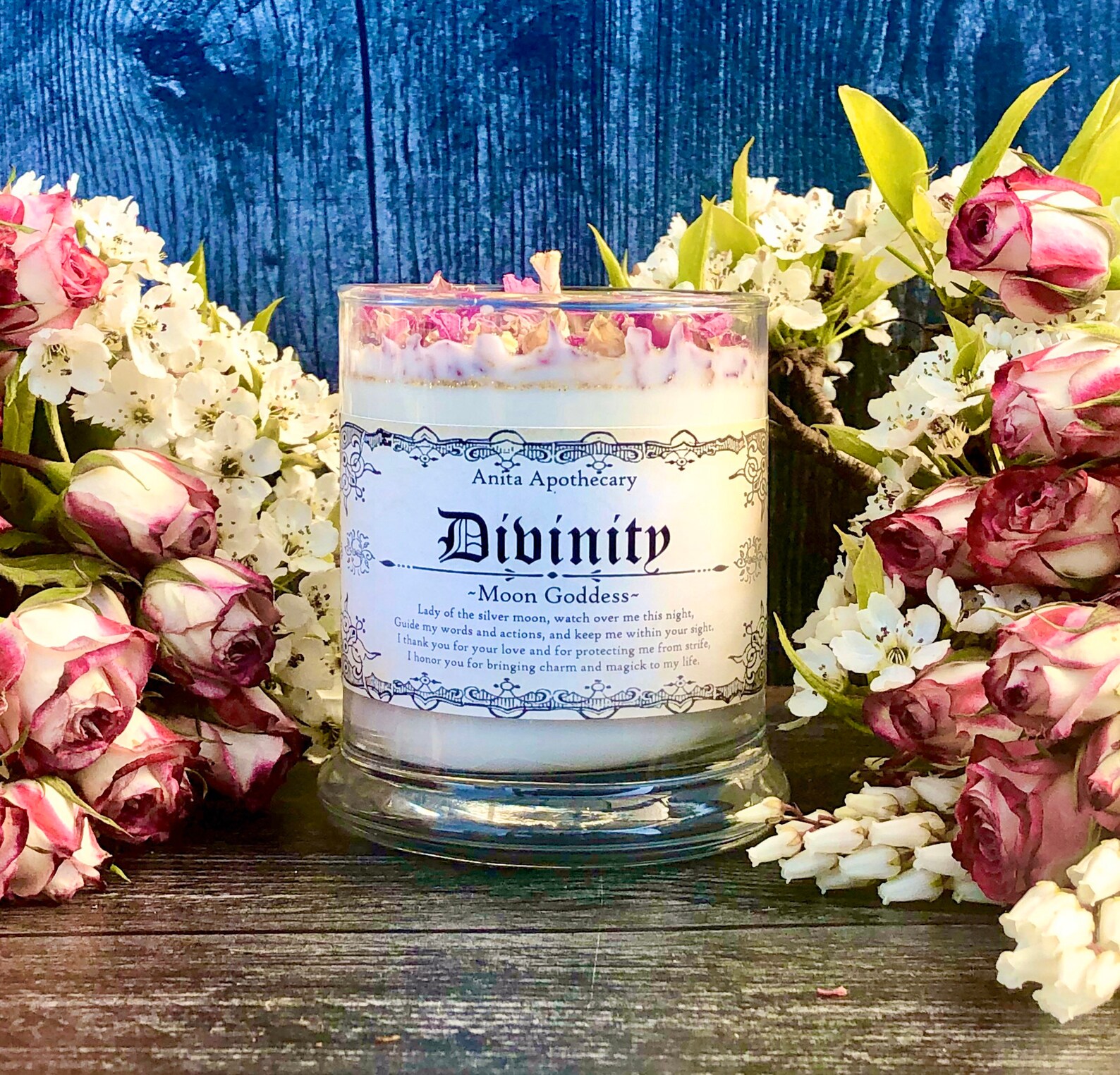 Divinity Moon Goddess Offering Candle Anita Apothecary - Etsy