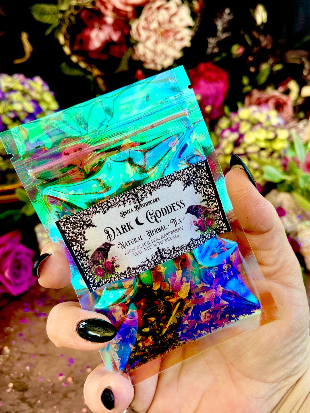 SAMPLE Dark Goddess Offering Tea | Anita Apothecary, Witches Tea Brew ...