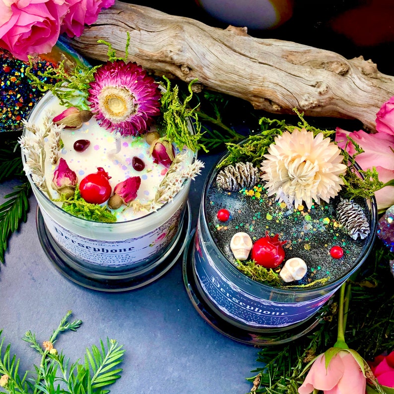 Persephone Ritual Candles demeter Hecate Hekate Witch | Etsy