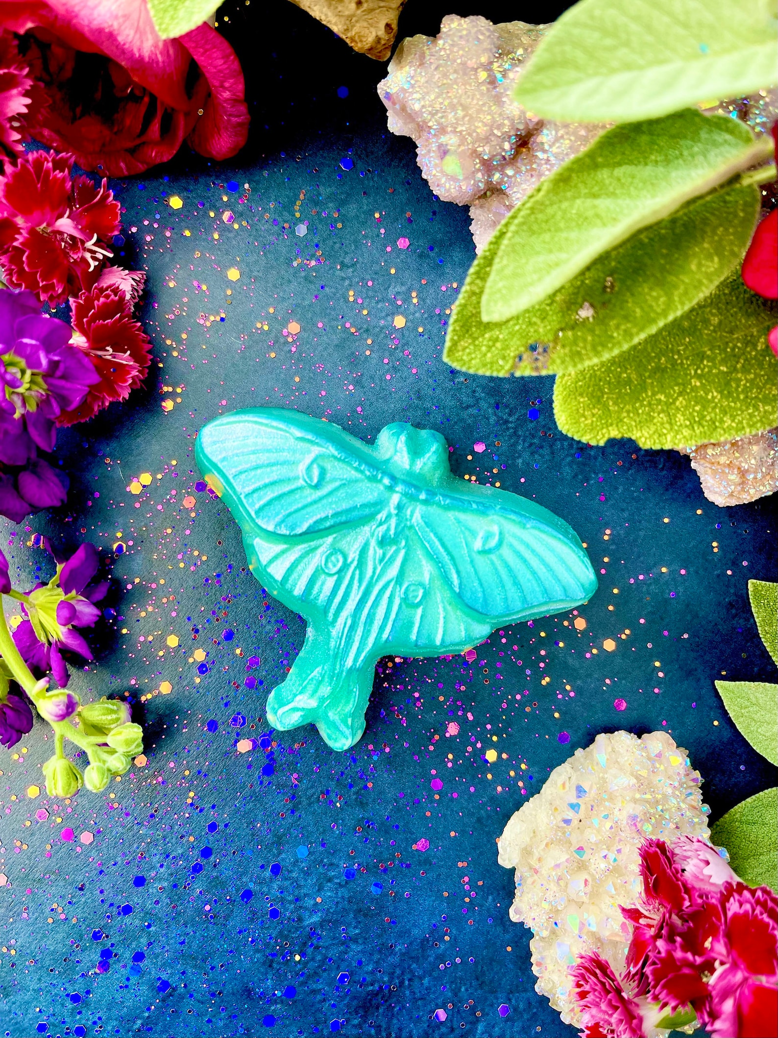 Luna Moth Soap Shea Butter Natural Soap Ritual Oil Witchcraft Magick ...