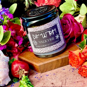 Valkyrie Warrior Norse Candle | Anita Apothecary, Norse Paganism ...