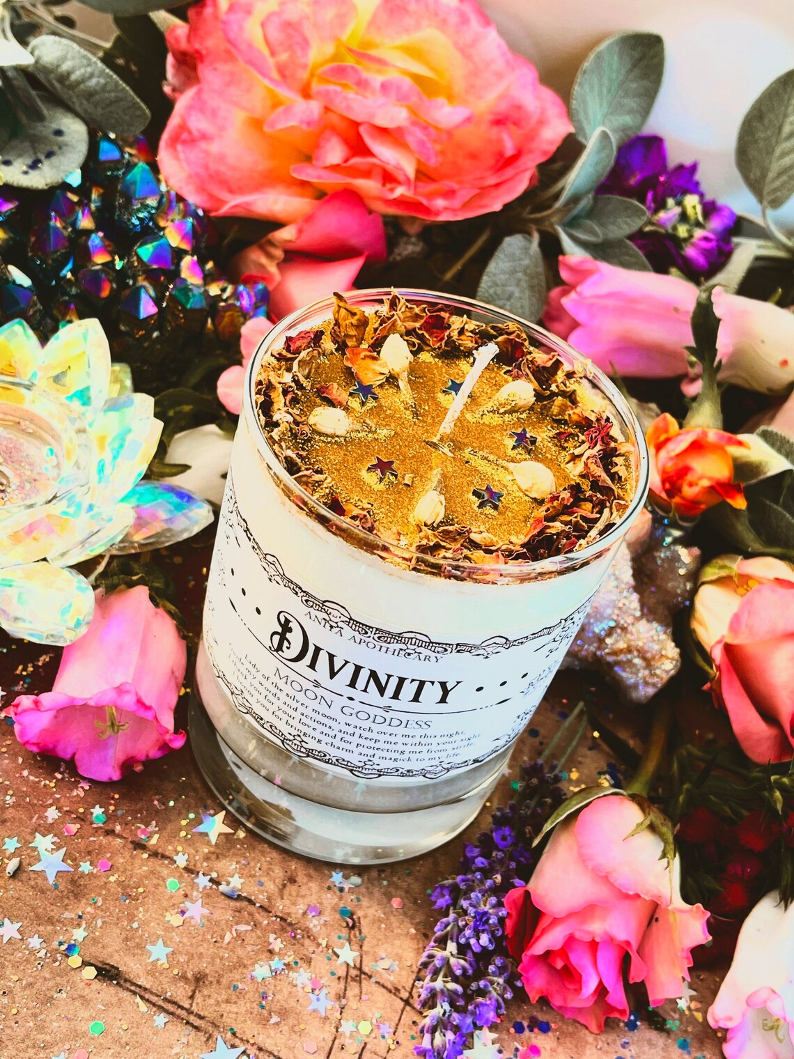 Divinity Moon Goddess Offering Candle Anita Apothecary - Etsy