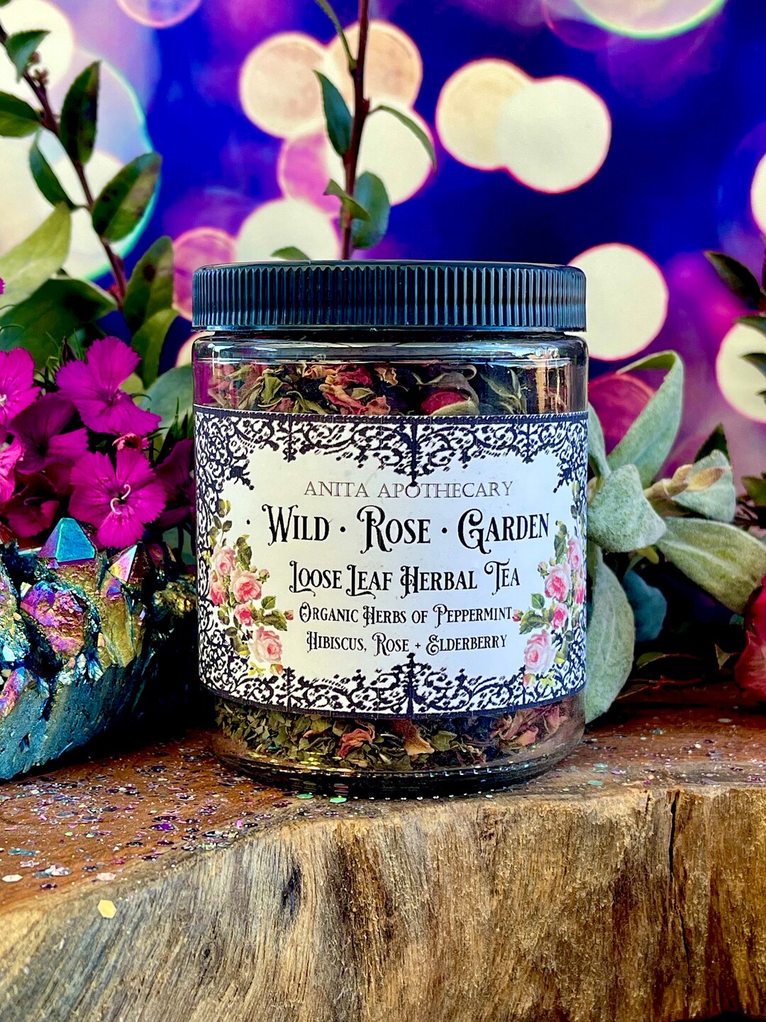 Wild Rose Garden Tea ~ Anita Apothecary, Herbal Tea, Loose Leaf Tea ...