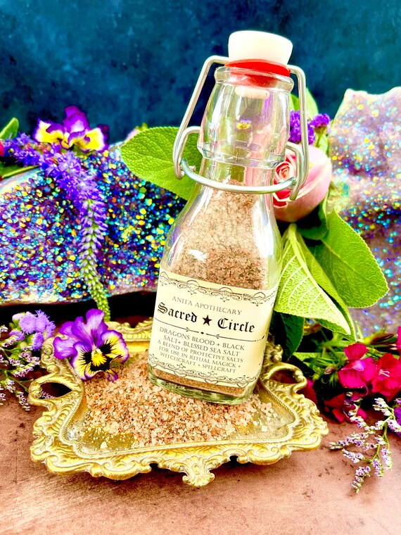 Sacred Circle Witches Casting Salts Black Salt Cast the - Etsy