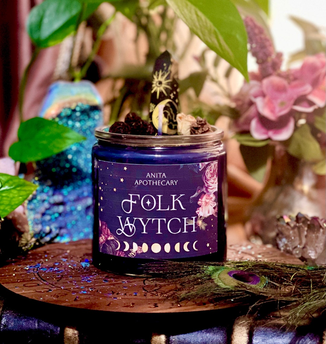 Folk Wytch Candle | Anita Apothecary, Folk Witch Candle, Folk Magick ...
