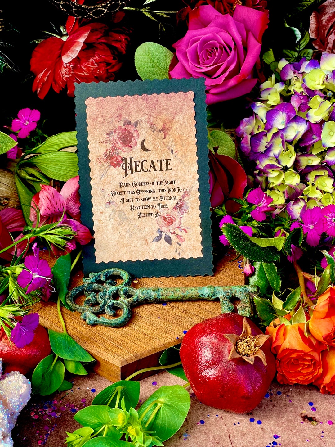 Hecates Key Goddess of Witches, Sorcery, Crossroads, Witchcraft, Altar ...