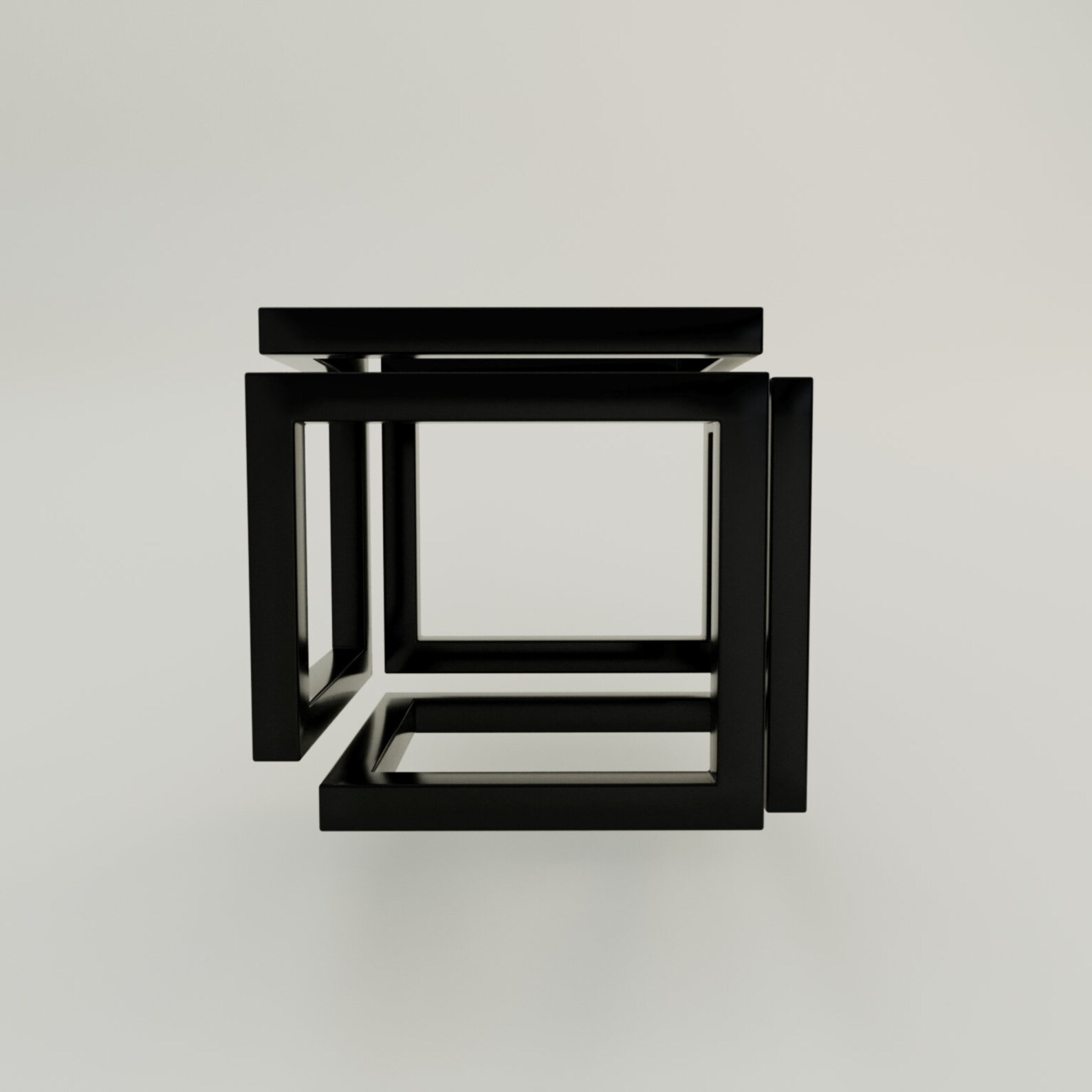 Infinity Cube Infinity Prism, Handcrafted Metal Infinity Cube Decor ...