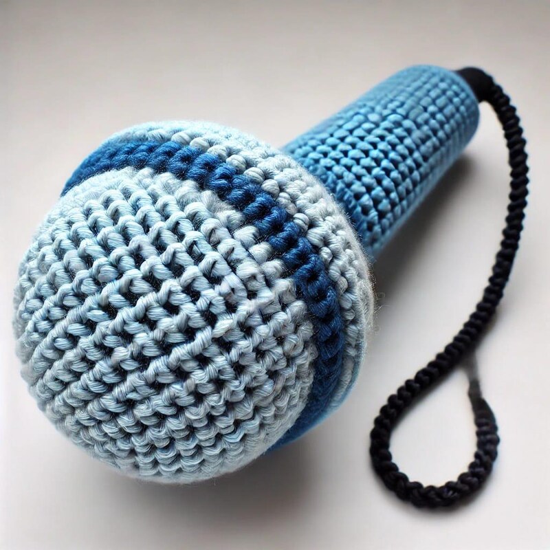Microphone Knitting Pattern - Etsy