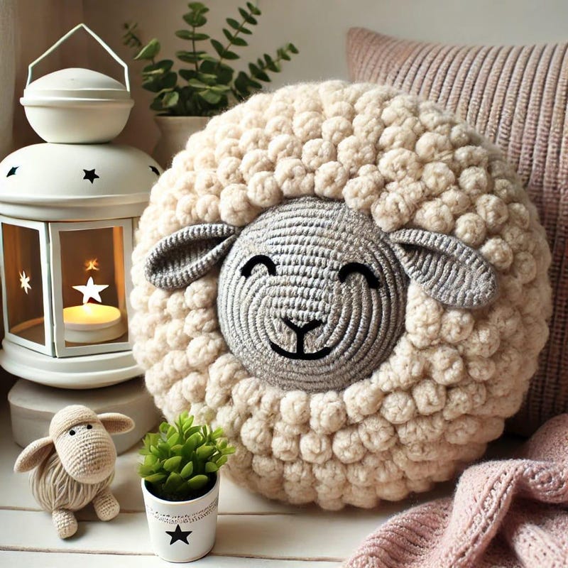 Sheep Pillow - Etsy
