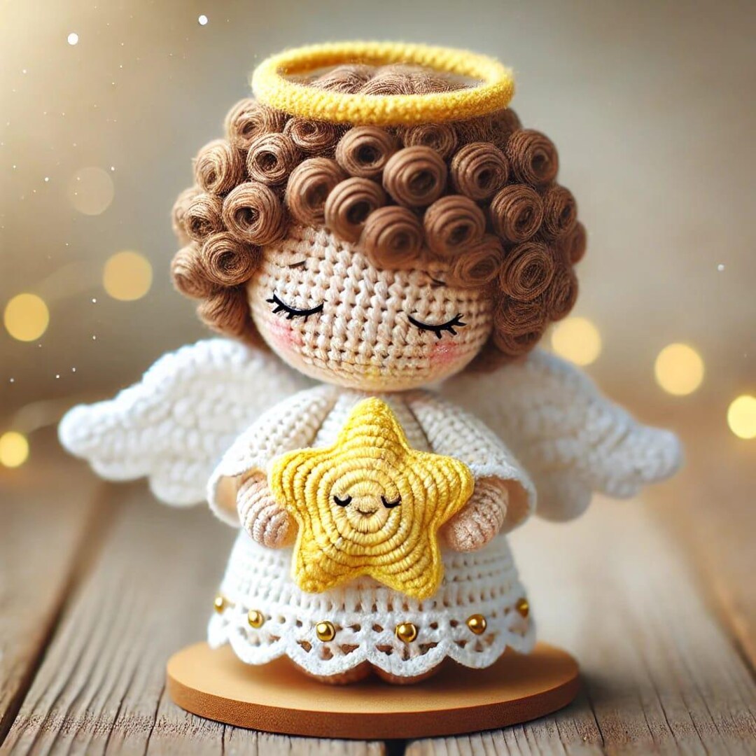 Crochet Angel Amigurumi Pattern DIY Christmas Angel Doll PDF Beginner ...