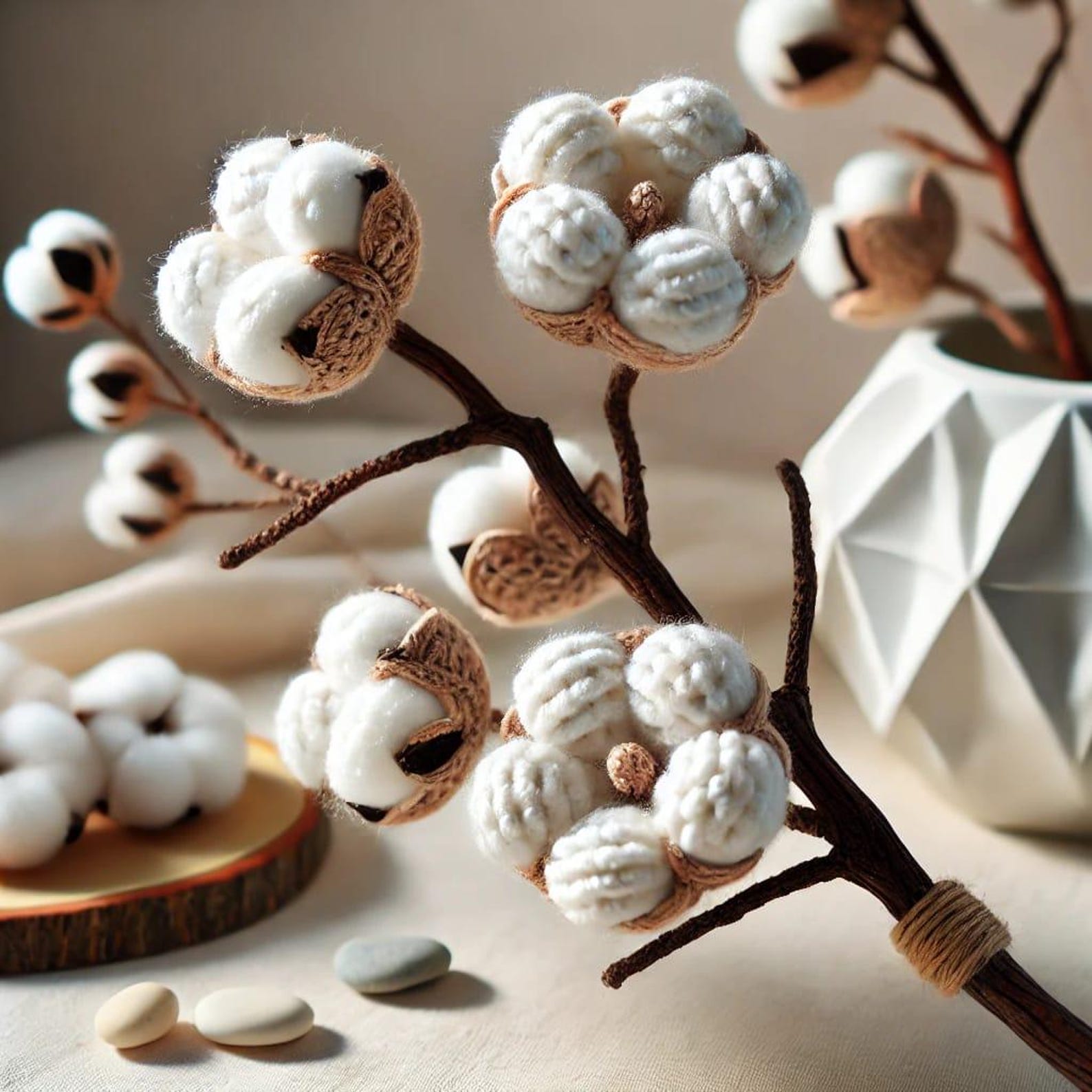 Crochet Cotton Branch Pattern PDF DIY Home Decor Intermediate Crochet ...