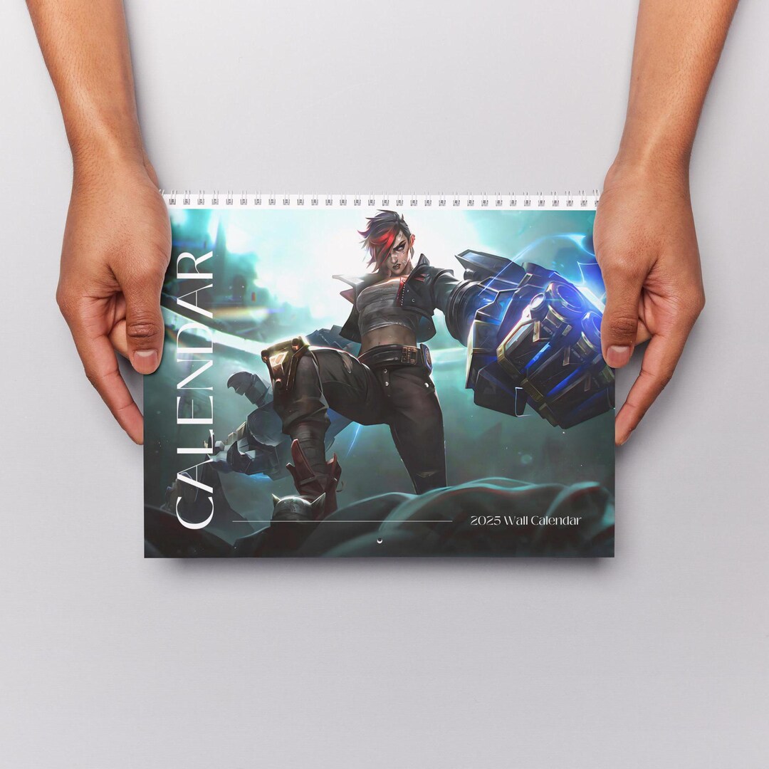 Vi 2025 Digital Wall Calendar Arcane League of Legends Printable - Etsy