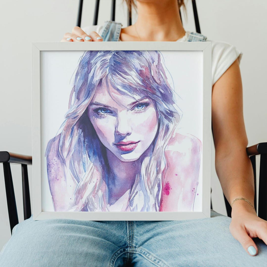 Taylor Swift-inspired Watercolor Art Red Album Era Digital Download - Etsy