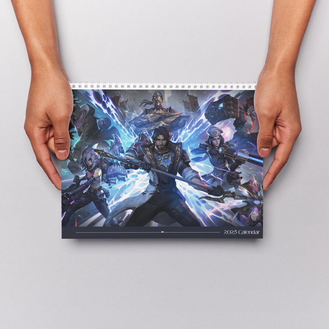 Arcane 2025 Calendar Printable Digital File League of Legends - Etsy UK