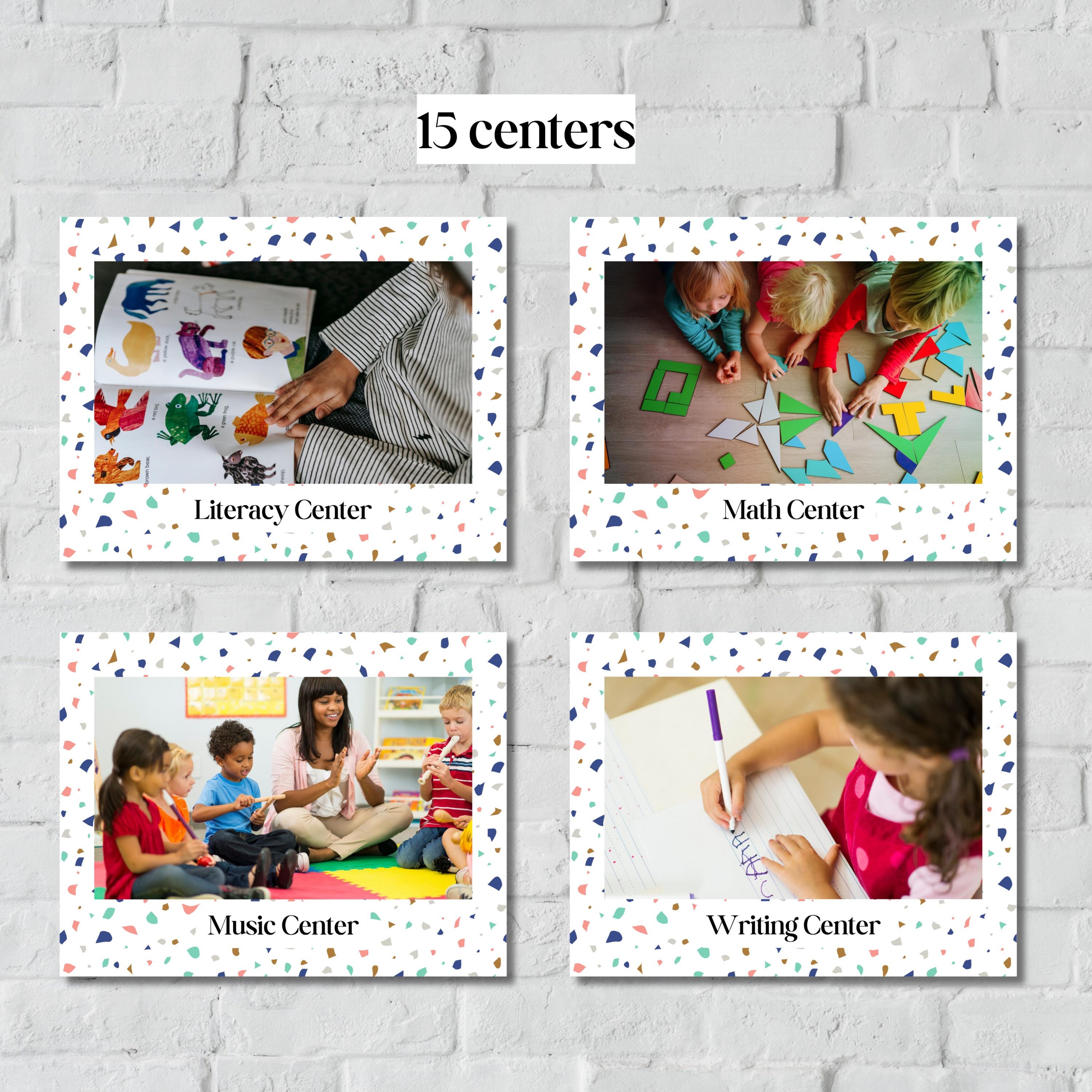 Daycare Learning Center Signs: Editable Classroom Canva Template - Etsy