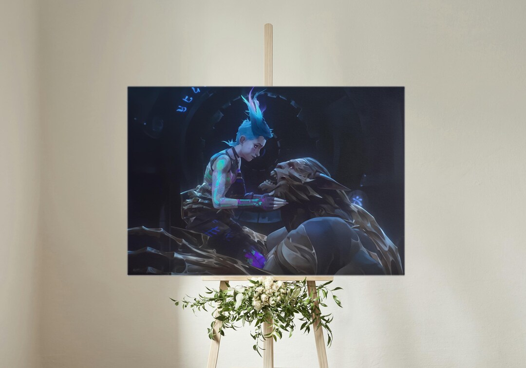 Jinx & Warwick Digital Art | Arcane Fan Art Download | League of ...