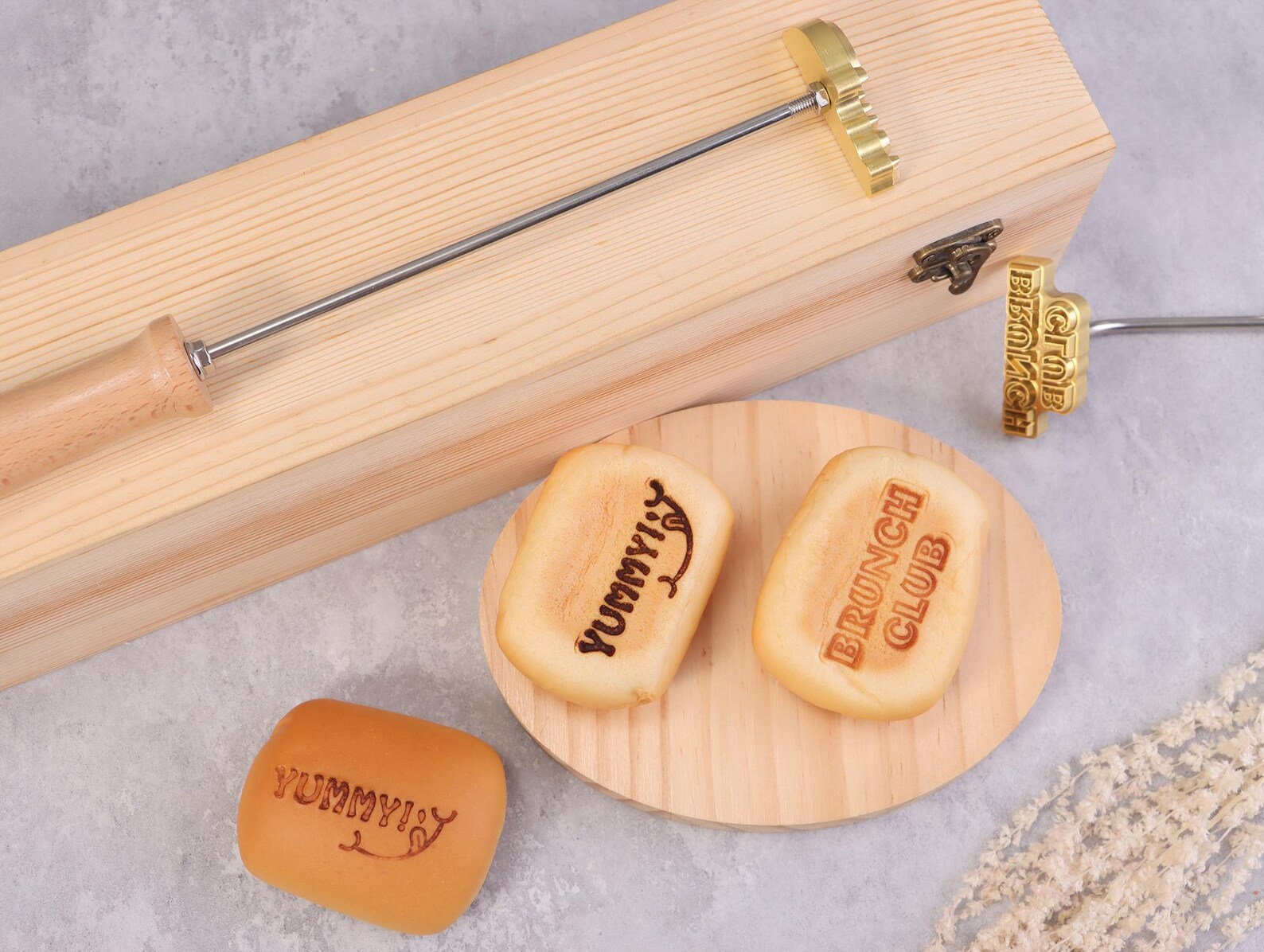 Custom Logo Branding Iron: Toast, Steak, & Burger Stamp - Etsy