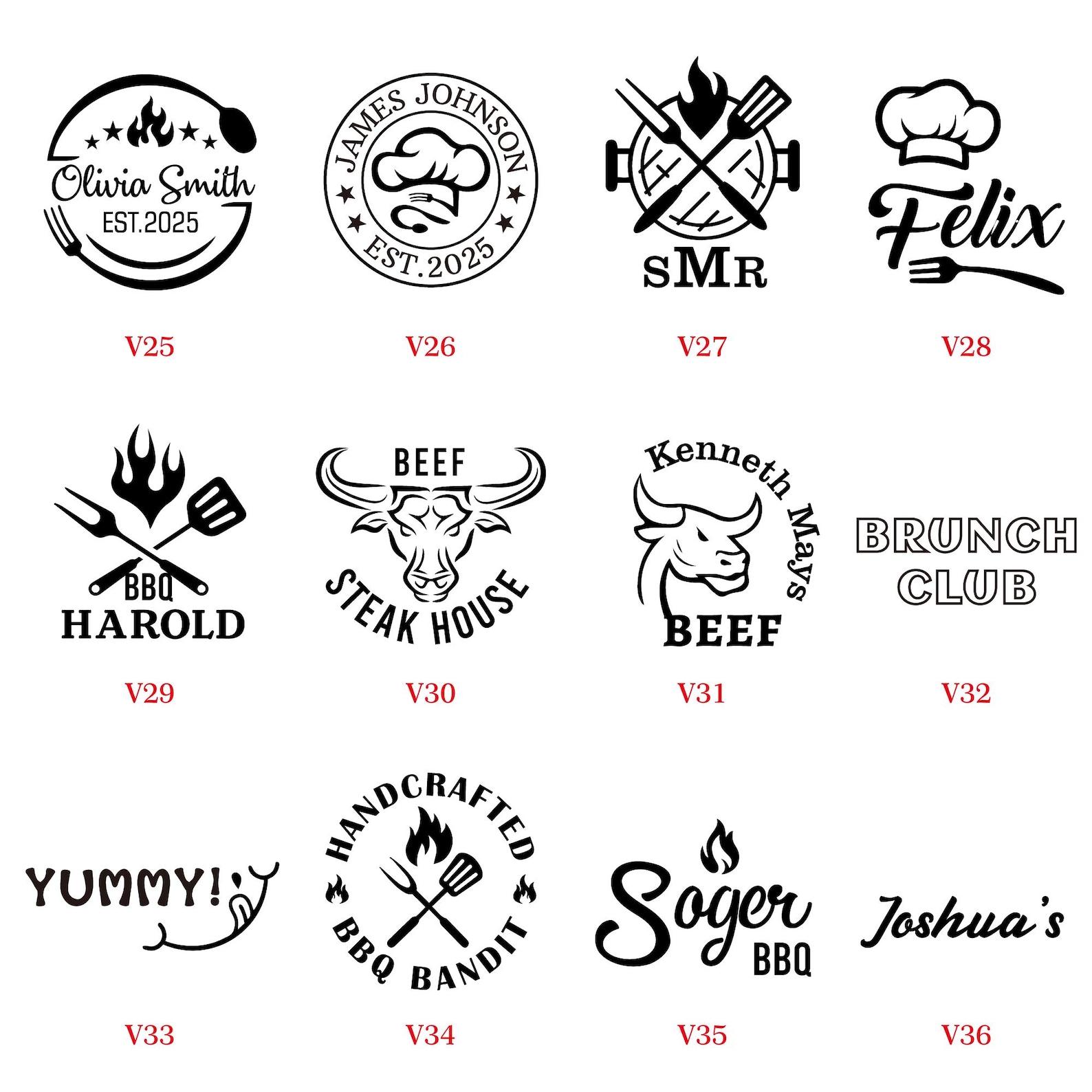 Custom Logo Branding Iron: Toast, Steak, & Burger Stamp - Etsy
