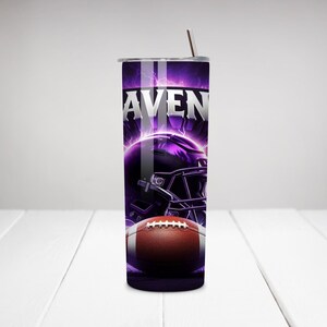 Raven 20oz Skinny Tumbler Wrap PNG, Sport 20oz Tumbler PNG, Mascot ...