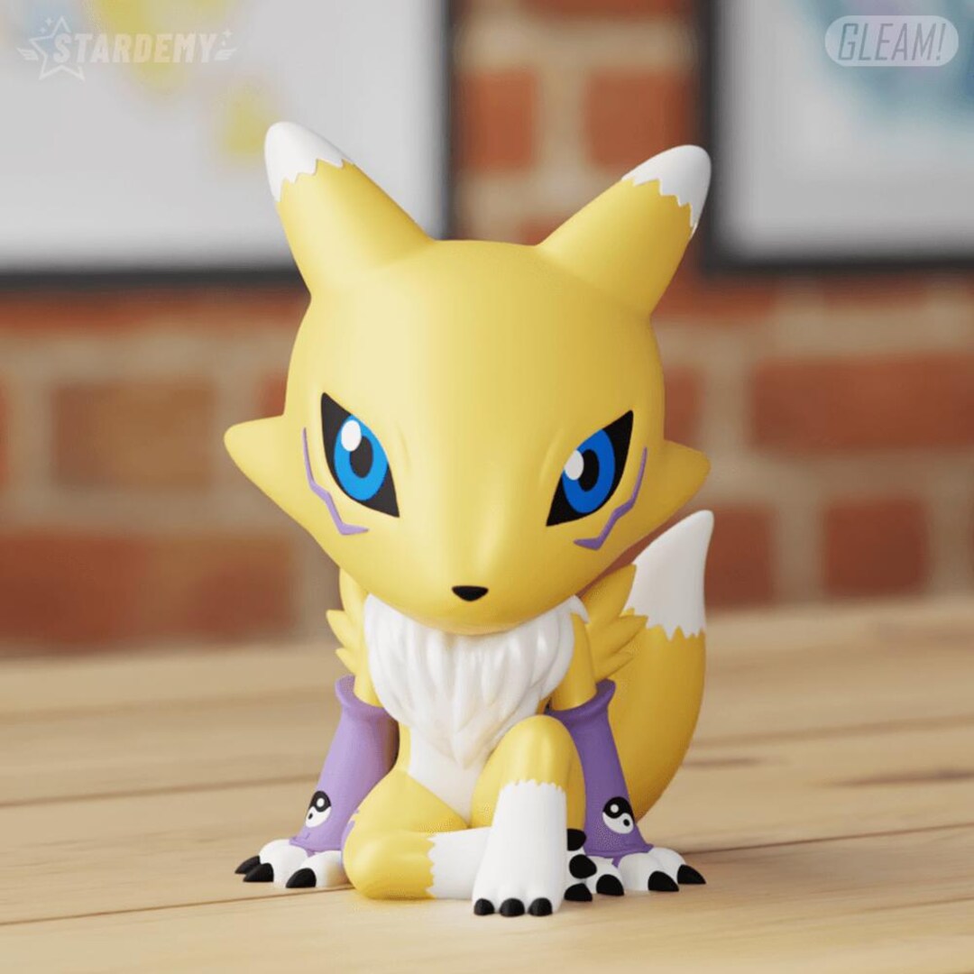Renamon Digimon Figure - Etsy
