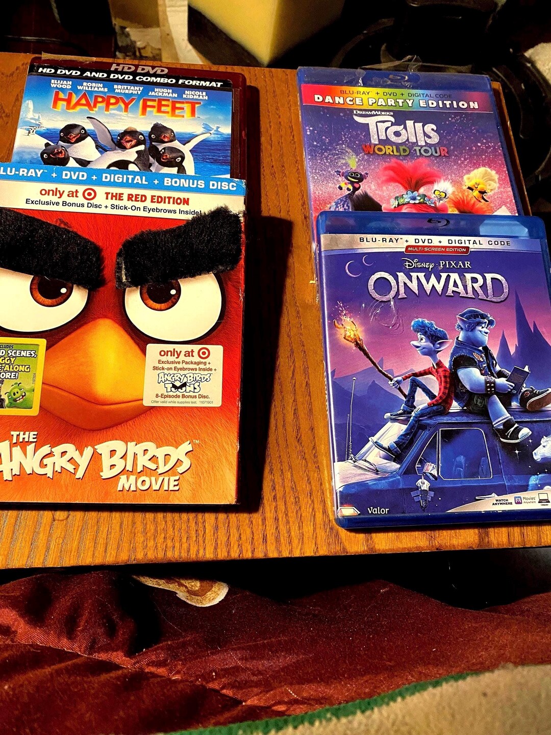 Kids DVD Movie Bundle: Onward, Trolls, Angry Birds, Happy Feet - Etsy