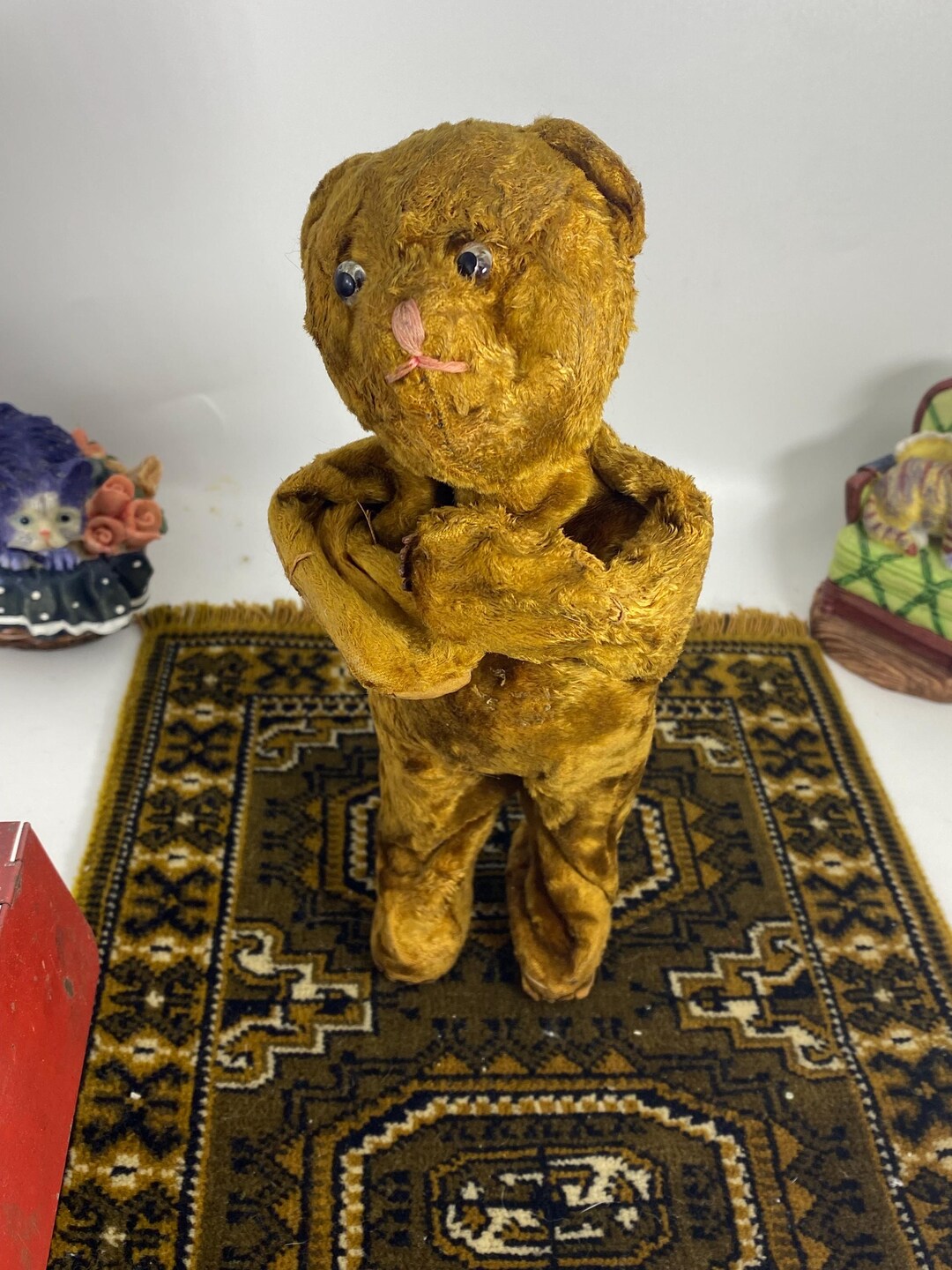 Antique Wind up Dancing Bear, Collectible 7" Plush Toy - Etsy