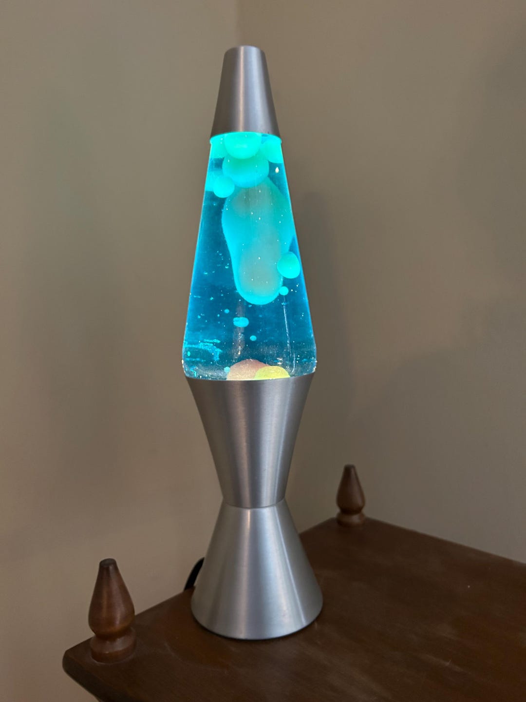 Vintage Grande Silver Lava Lamp - Etsy