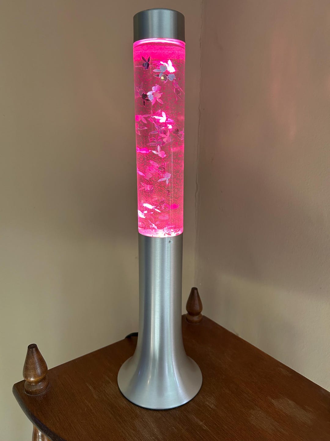 RARE Playboy Bunny Y2K Vintage Lava Glitter Lamp Pink Motion Light - Etsy