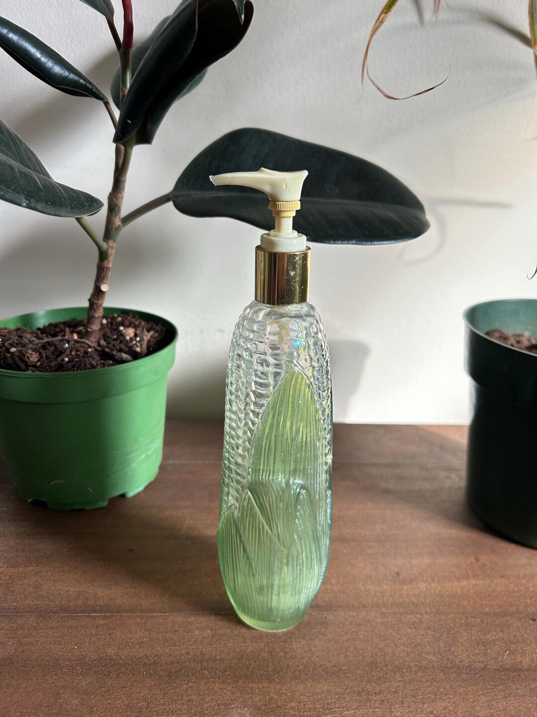 Vintage Avon Soap Hand Pump Dispenser Corn on Cob Decor Bathroom Sink ...