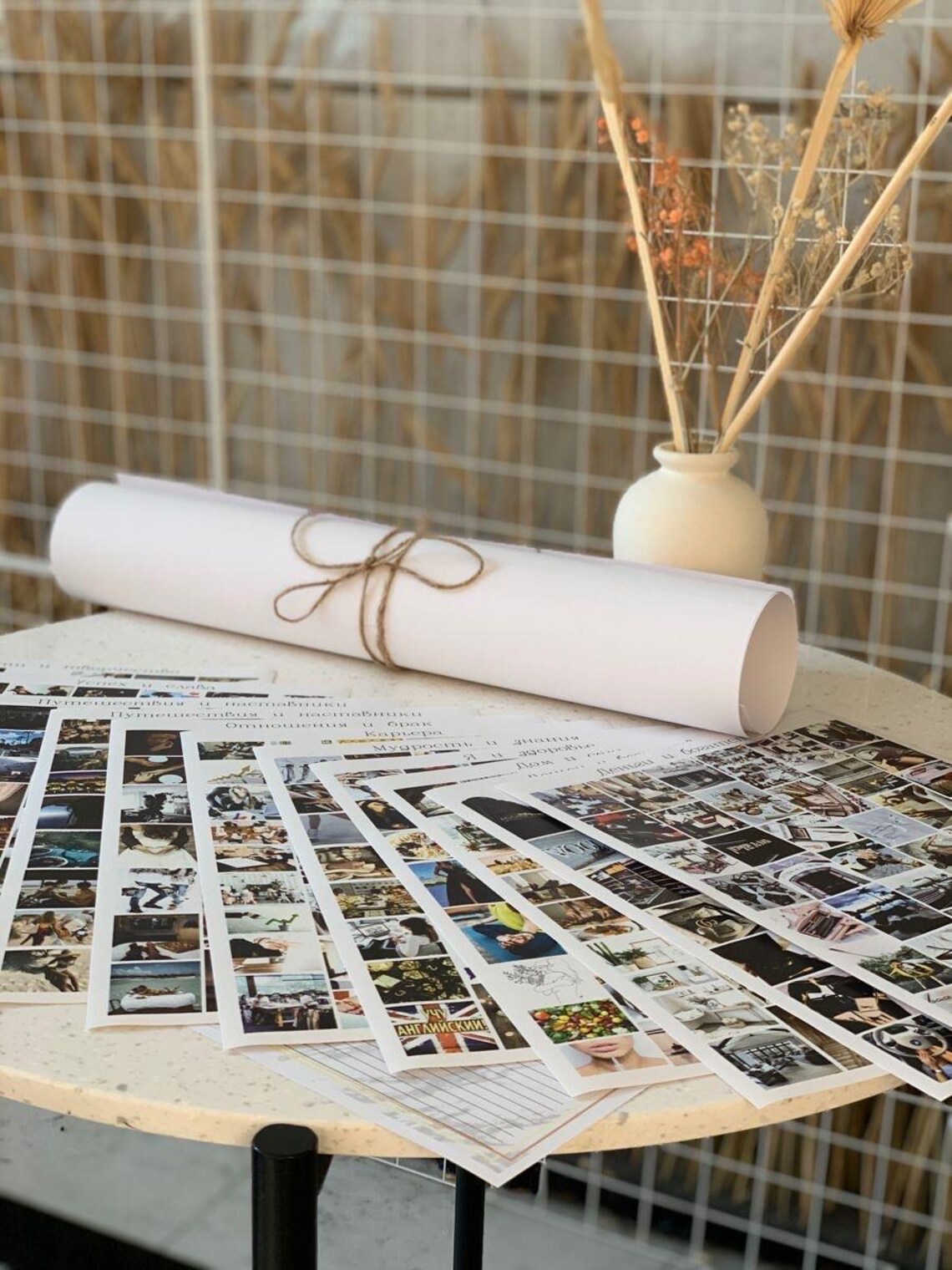 2025 Vision Board Manifest Mood Board for Women Inspiring Quotes ...