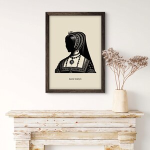 Anne Boleyn Digital Portrait for Instant Download | Printable ...