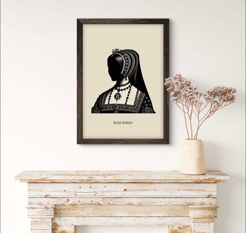 Anne Boleyn Digital Portrait for Instant Download | Printable ...