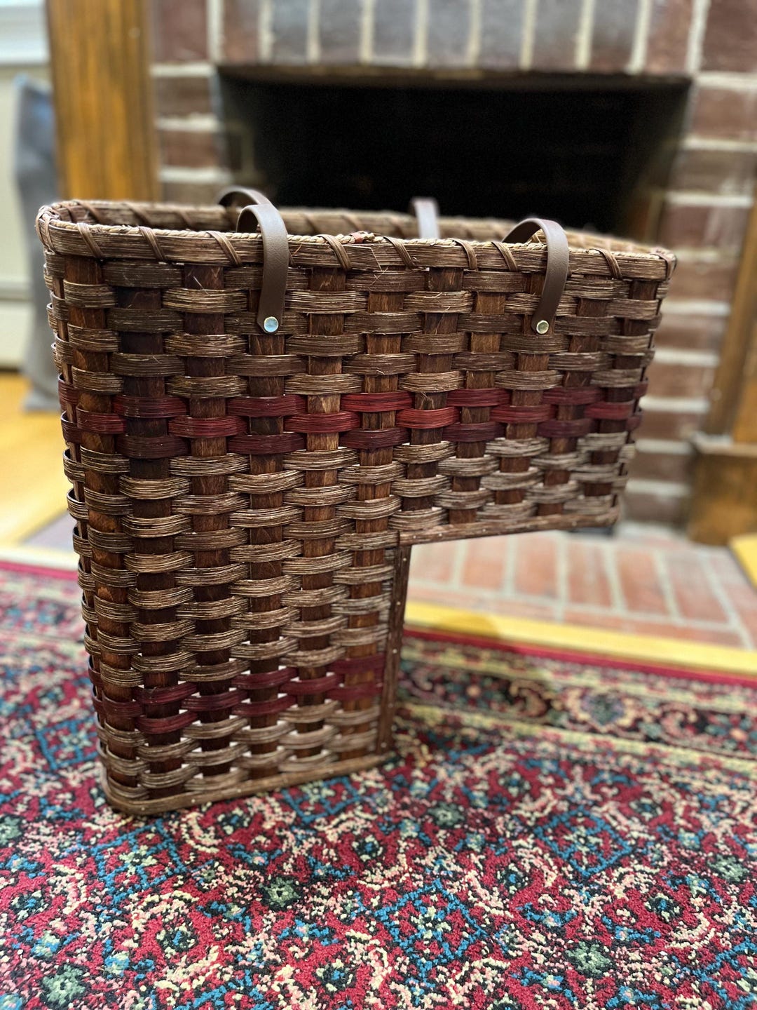 Amish Handmade Stair Basket Handmade Step Basket Wood Basket Step Caddy ...